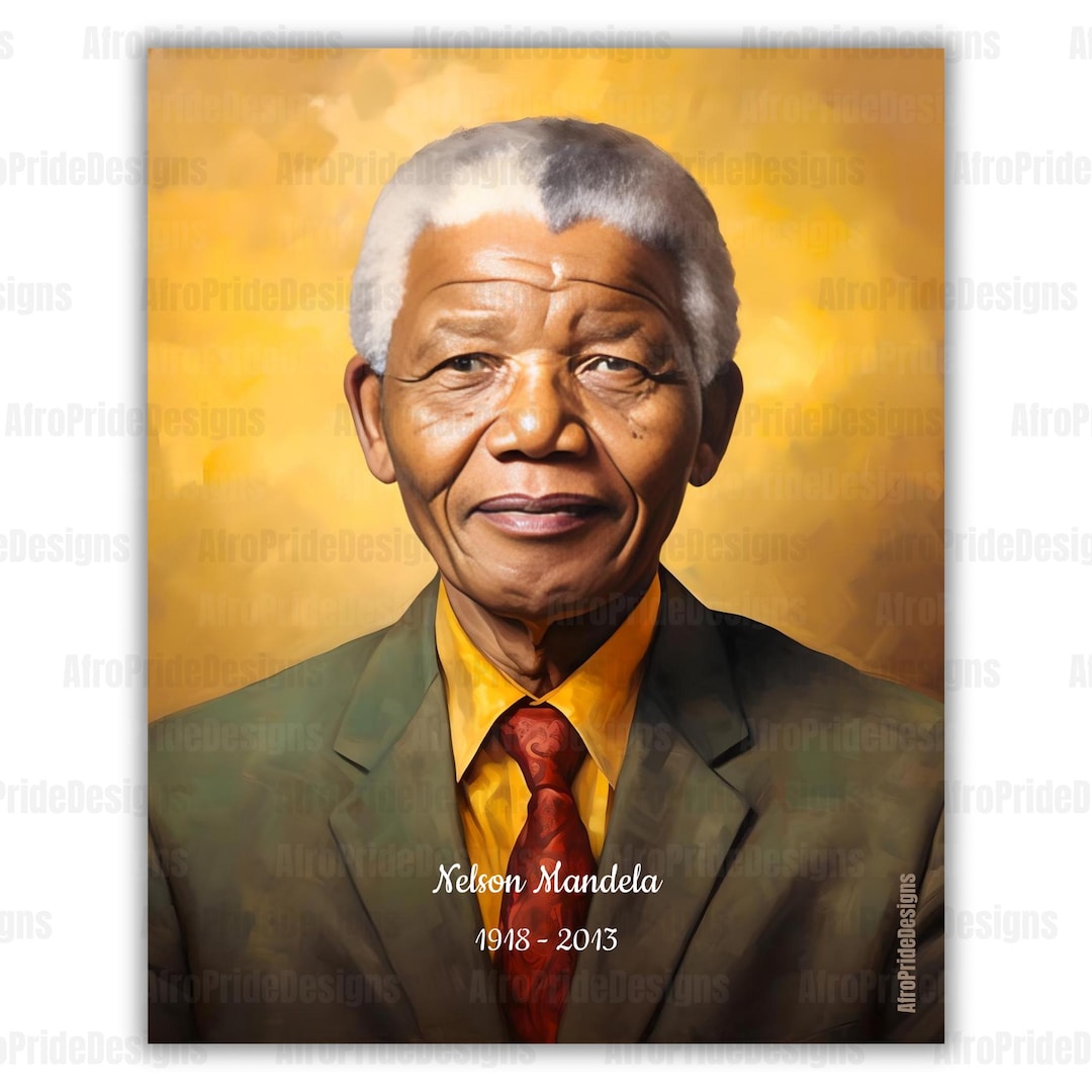 African American Art Puzzles for Adults - Nelson Mandela | 100/250/500 ...