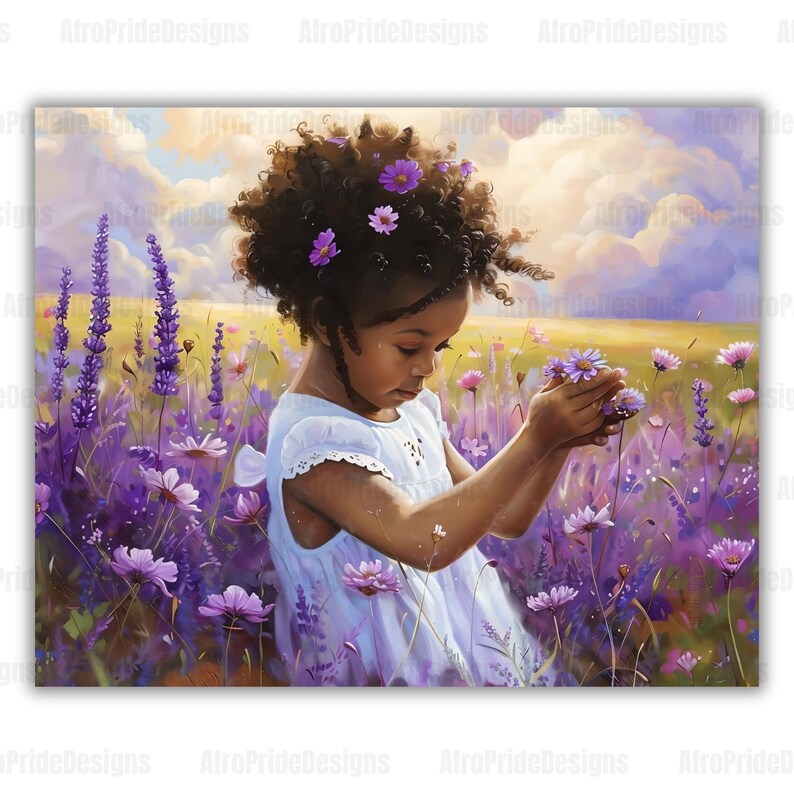 Black Art Jigsaw Puzzle, African American Girl - 100/250/500/1000 Piece ...