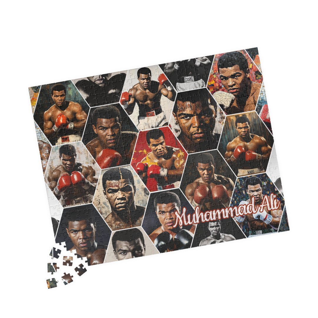 Black History Jigsaw Puzzles, Muhammad Ali, Unique African American Art ...