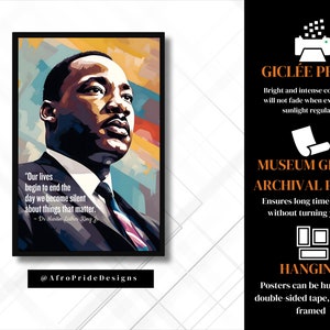 Martin Luther King Quote Art, Giclee Matisse Print, Home Office Decor ...