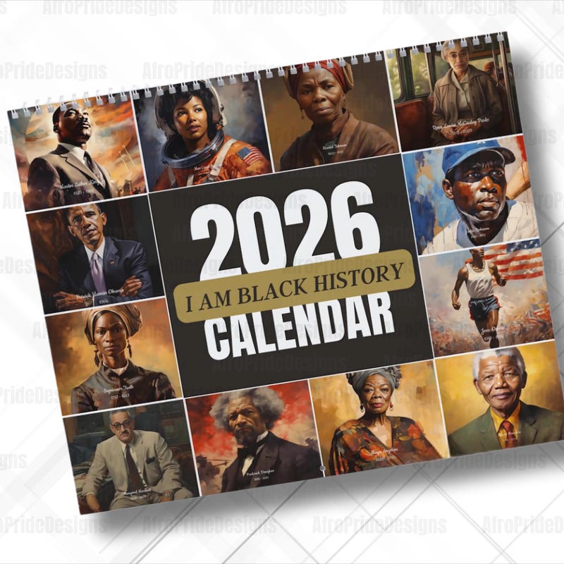 2026 African American Wall Calendars - Etsy
