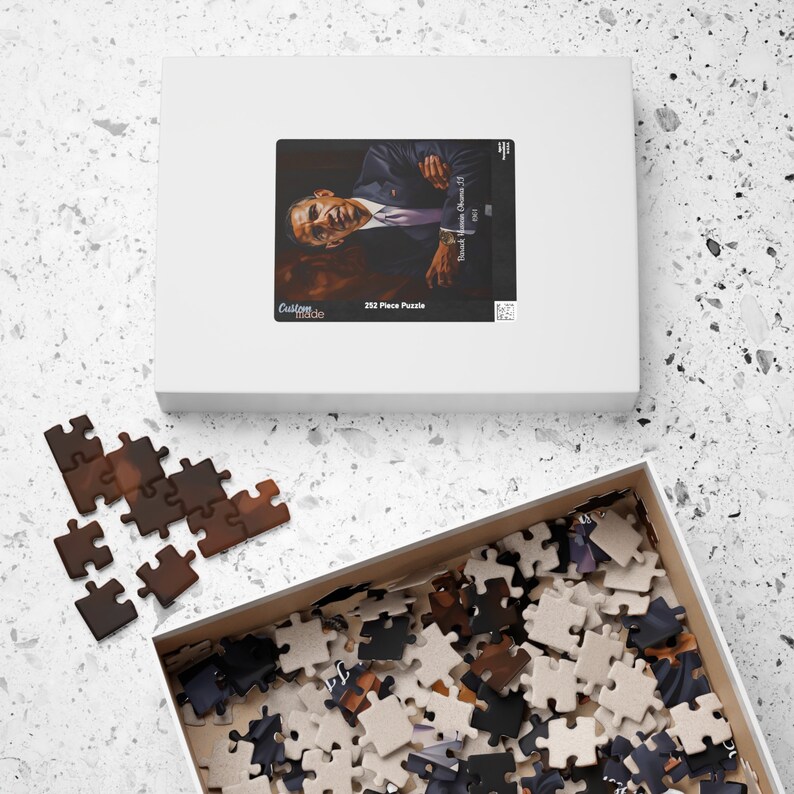 Barack Obama Black History Jigsaw Puzzle 110, 252, 520, and 1014 Pieces ...