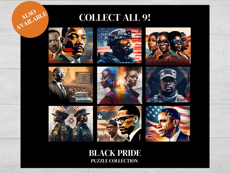 Martin Luther King Quote, Black History Jigsaw Puzzle 100/250/500 Piece ...