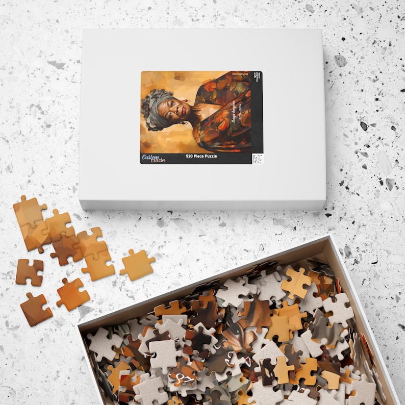 Maya Angelou Jigsaw Puzzle, Black History Gift - Etsy