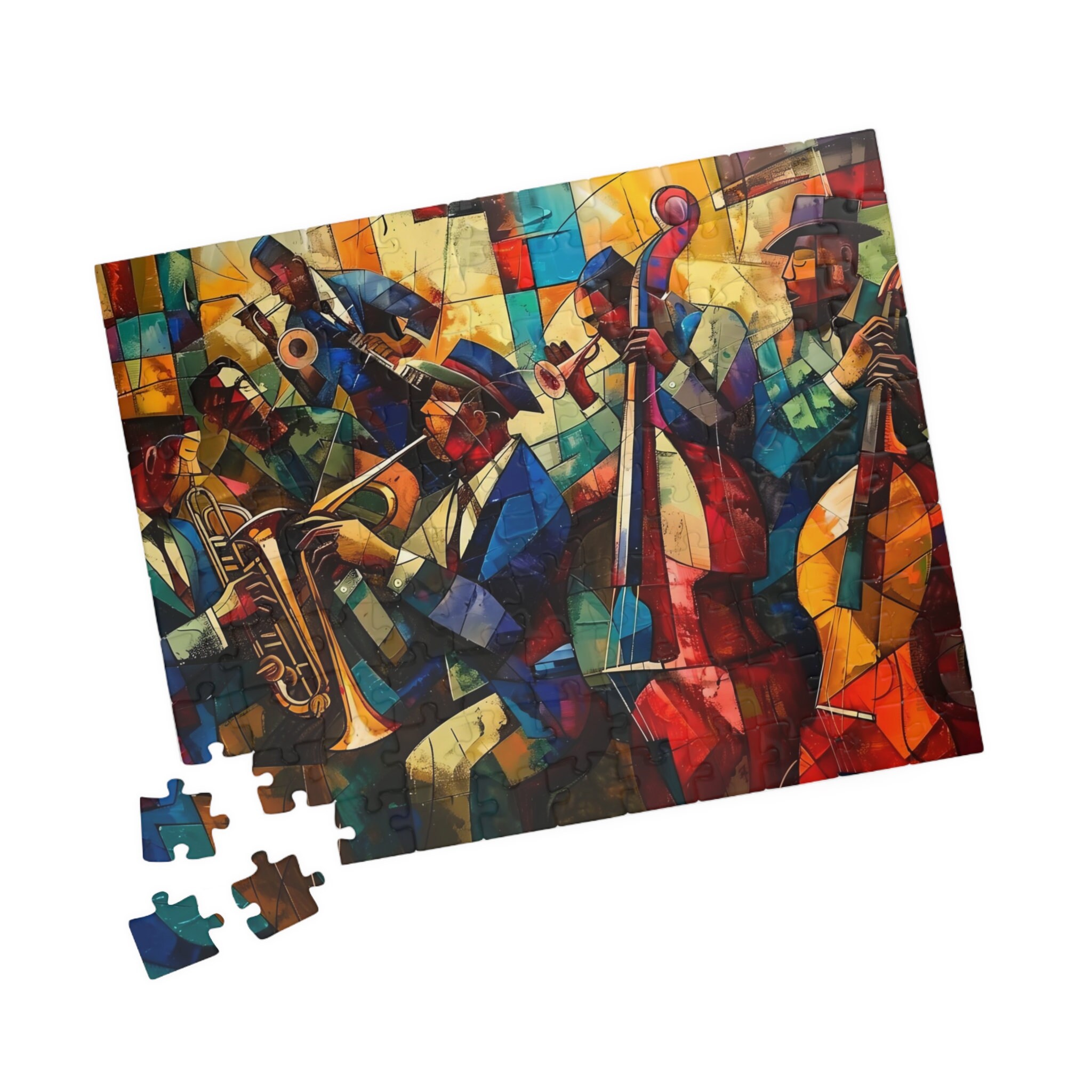 Harlem Renaissance Art Puzzle for Jazz Music Lovers, Unique Gift for ...