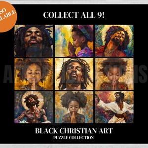 Christian Art Jigsaw Puzzle - African American Man Praying, 100/250/500 ...