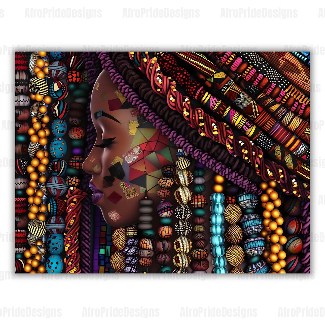 Black Art Puzzle - Dreadlocks Macrame Hair Beads | 100/250/500/1000 ...