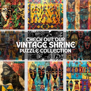 African Wall Art Jigsaw Puzzle 100/250/500/1000 Piece Puzzles Unique ...