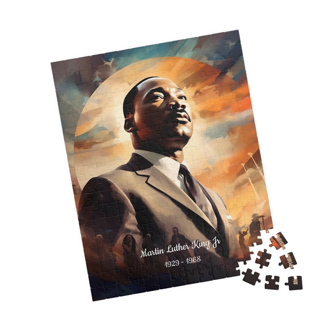 Martin Luther King Jr Black History Jigsaw Puzzle 100 500 Piece Puzzles ...