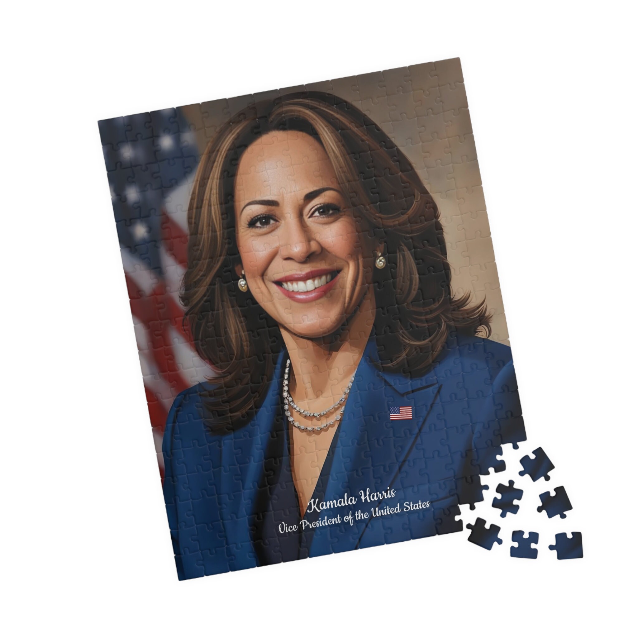 Kamala Harris - Black History Jigsaw Puzzles for Adults, Unique Gift ...