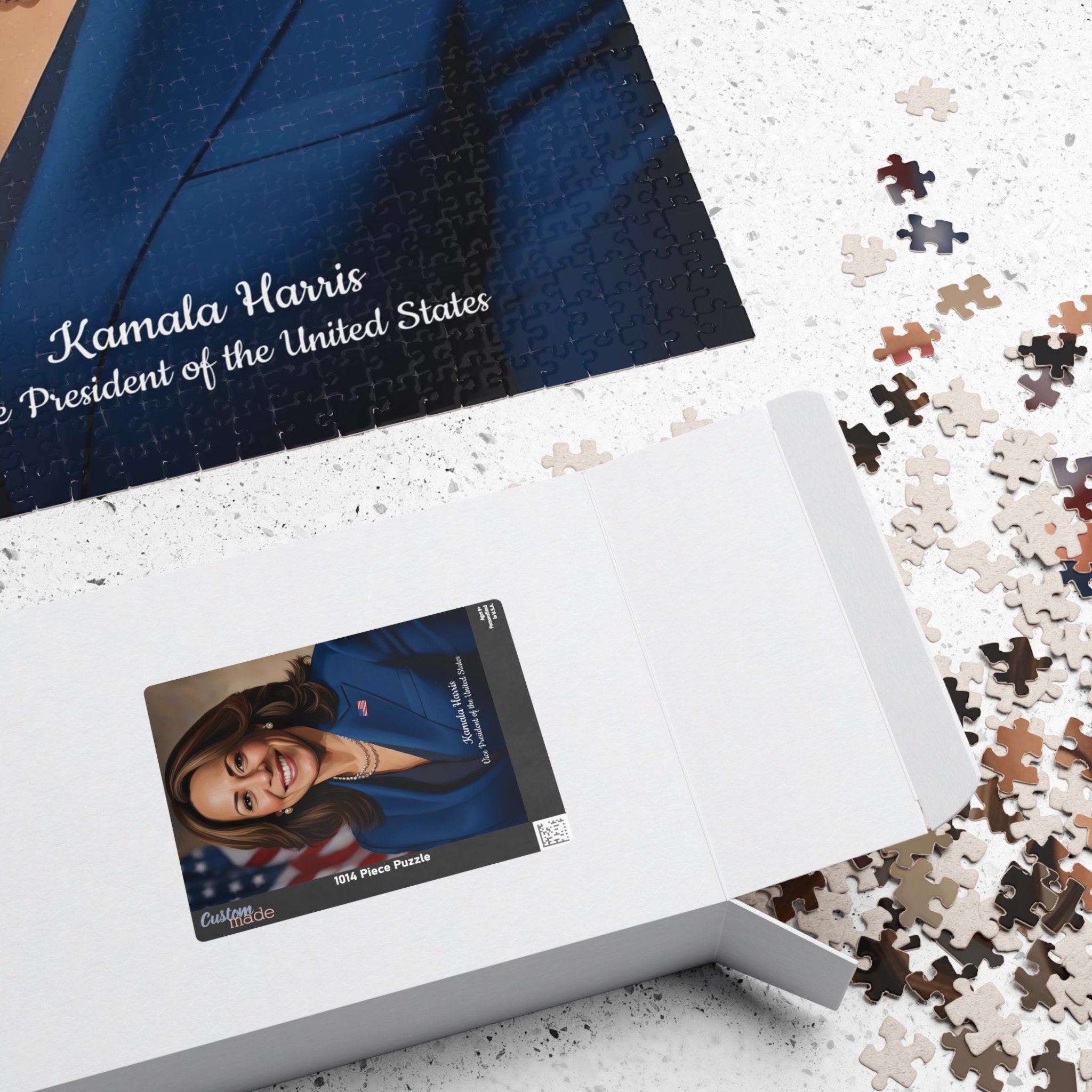 Kamala Harris Black History Jigsaw Puzzles for Adults, Unique Gift for ...