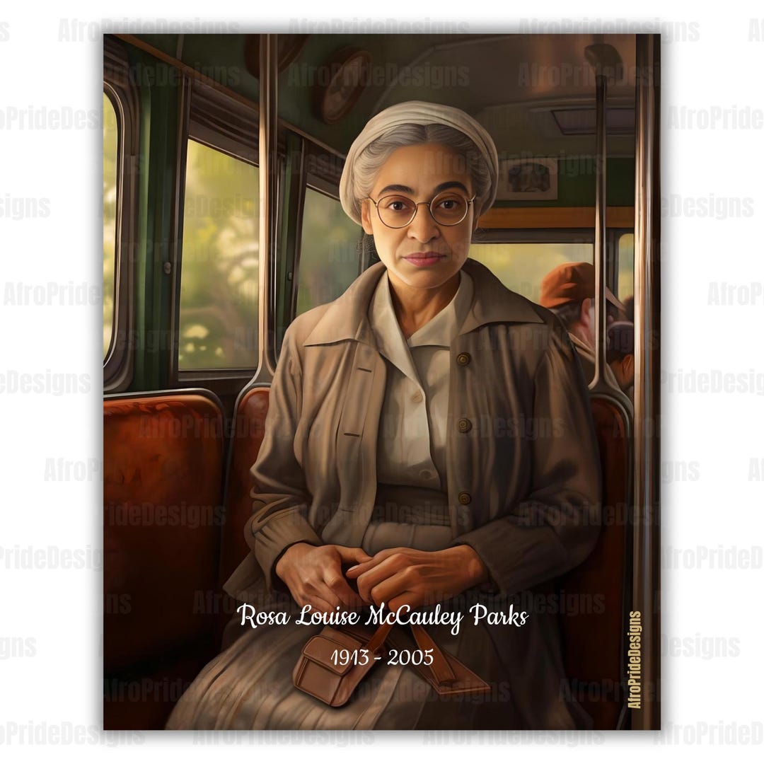 Rosa Parks Black History Jigsaw Puzzle 100/250/500 Pieces Thoughtful ...