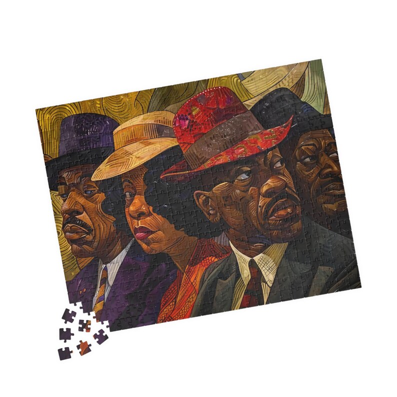 Jigsaw Puzzle, Harlem Renaissance Art, Unique African American Art Gift ...