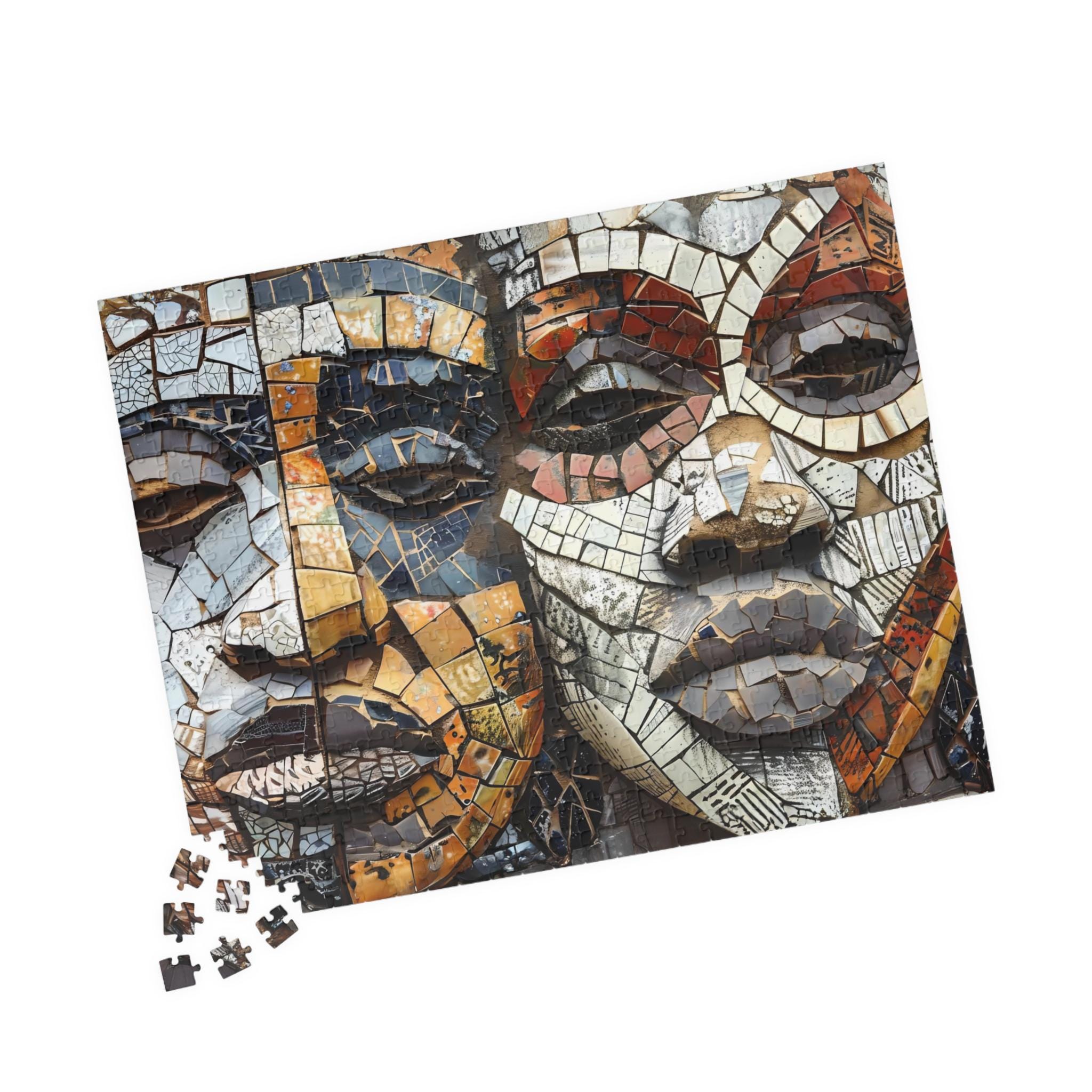 African American Art - Mosaic Jigsaw Puzzle, Unique Gift for Her/him ...