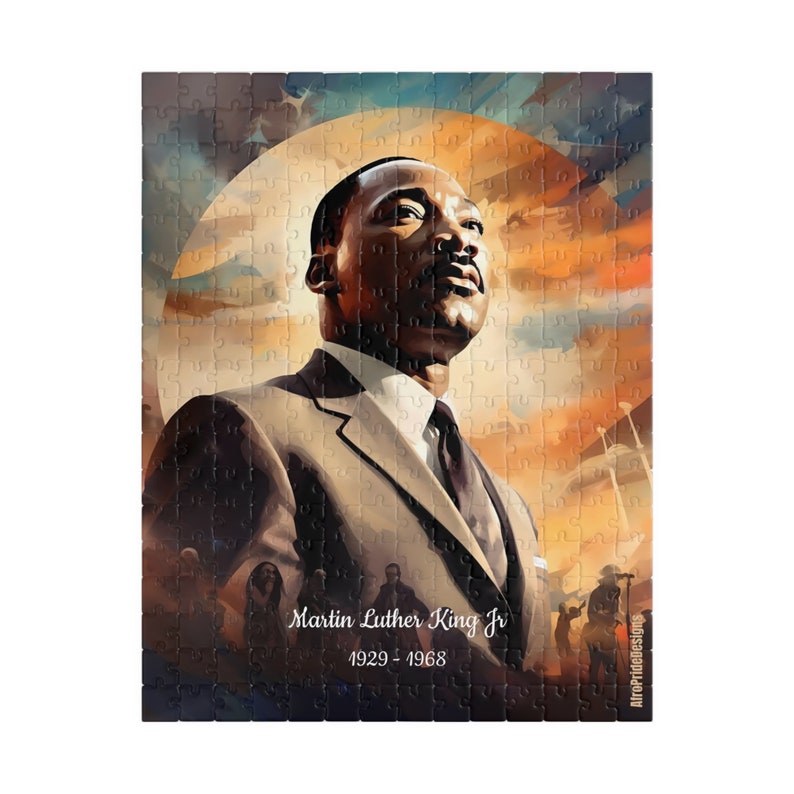 Martin Luther King Jr Black History Jigsaw Puzzle 100 500 Piece Puzzles ...