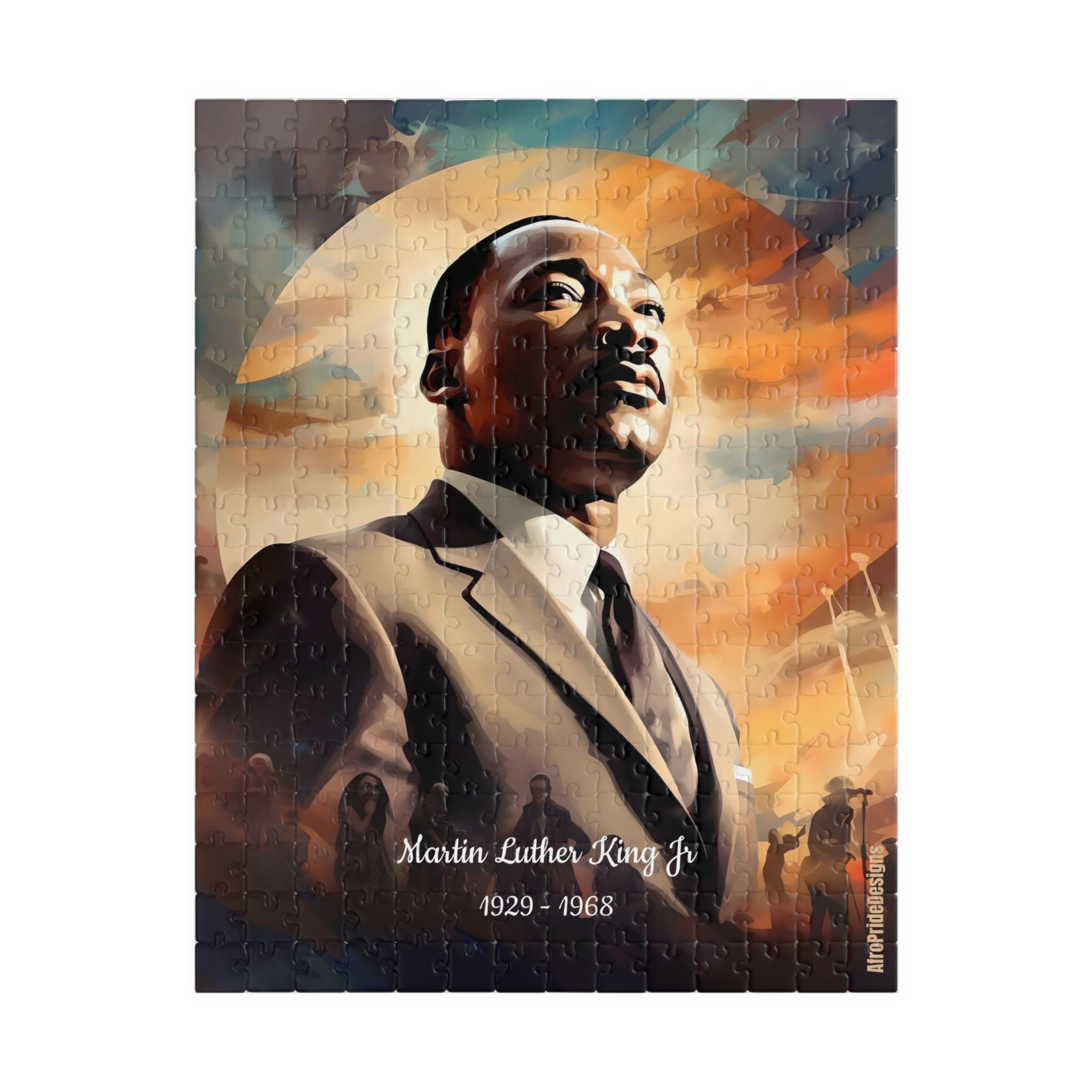 Martin Luther King Jr Black History Jigsaw Puzzle 100 500 Piece Puzzles ...