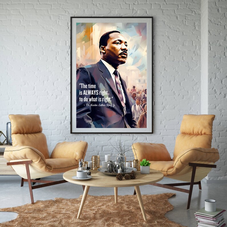 Martin Luther King Inspirational Quote, Giclee Matisse Print Poster ...
