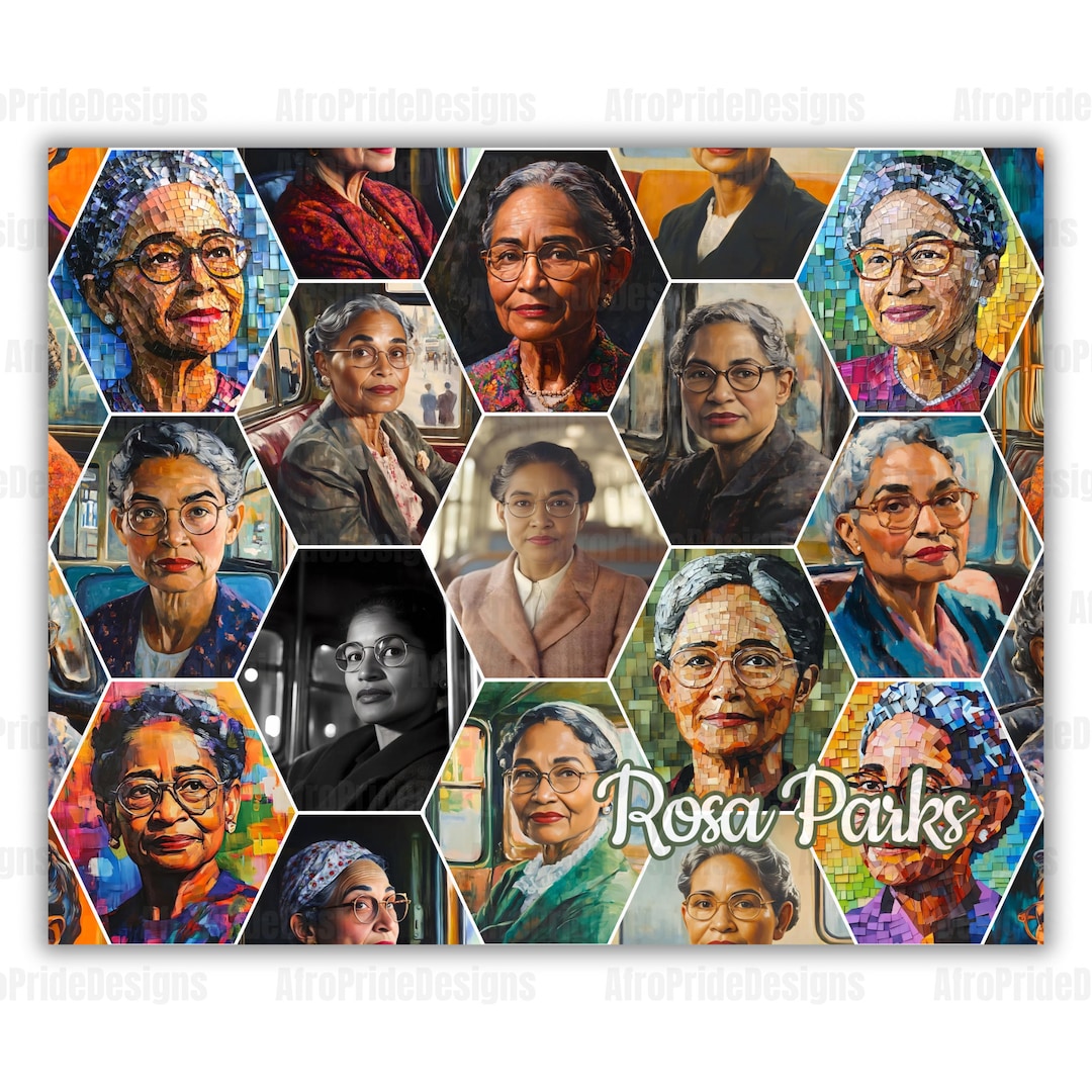 African American Jigsaw Puzzle - Rosa Parks, Black History Art, Unique ...