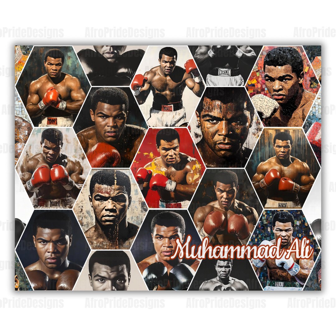 Black History Jigsaw Puzzles, Muhammad Ali, Unique African American Art ...
