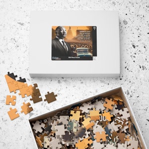 Martin Luther King Quote, Black History Jigsaw Puzzle | 100/250/500 ...