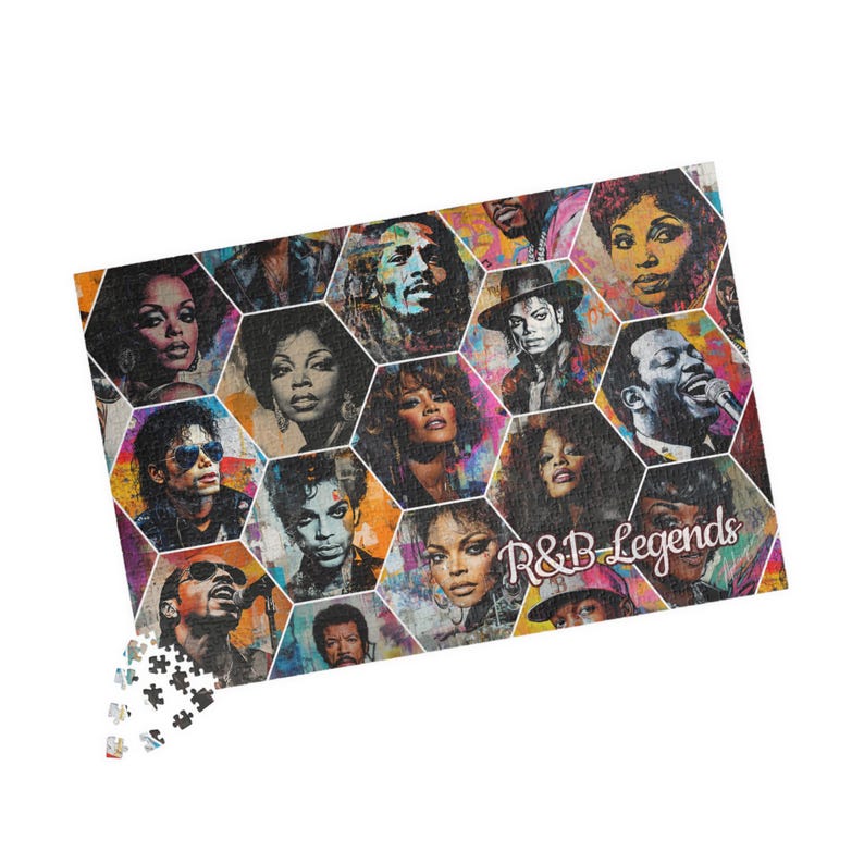 Jigsaw Puzzle, R&B Legends, Gift for Music Lovers, African American Art ...