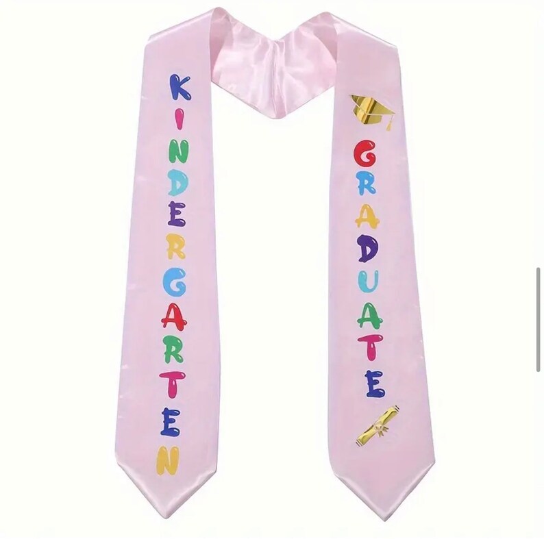 Kindergarten Graduation Stole, Graduation Stole - Etsy
