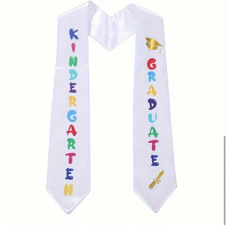 Kindergarten Graduation Stole, Graduation Stole - Etsy