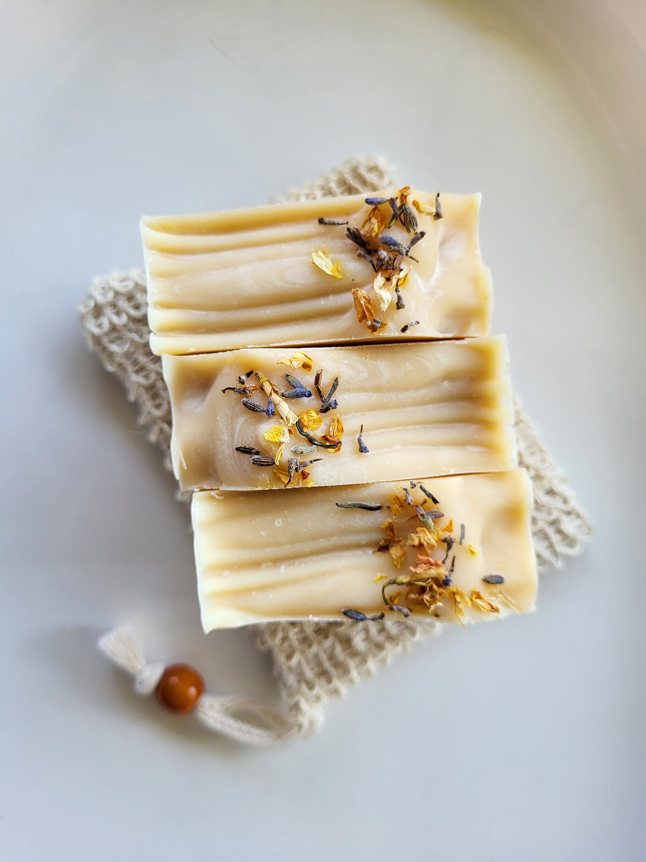 Lavender Lemongrass Handmade Soap With Tallow Goat Milk and Essential ...