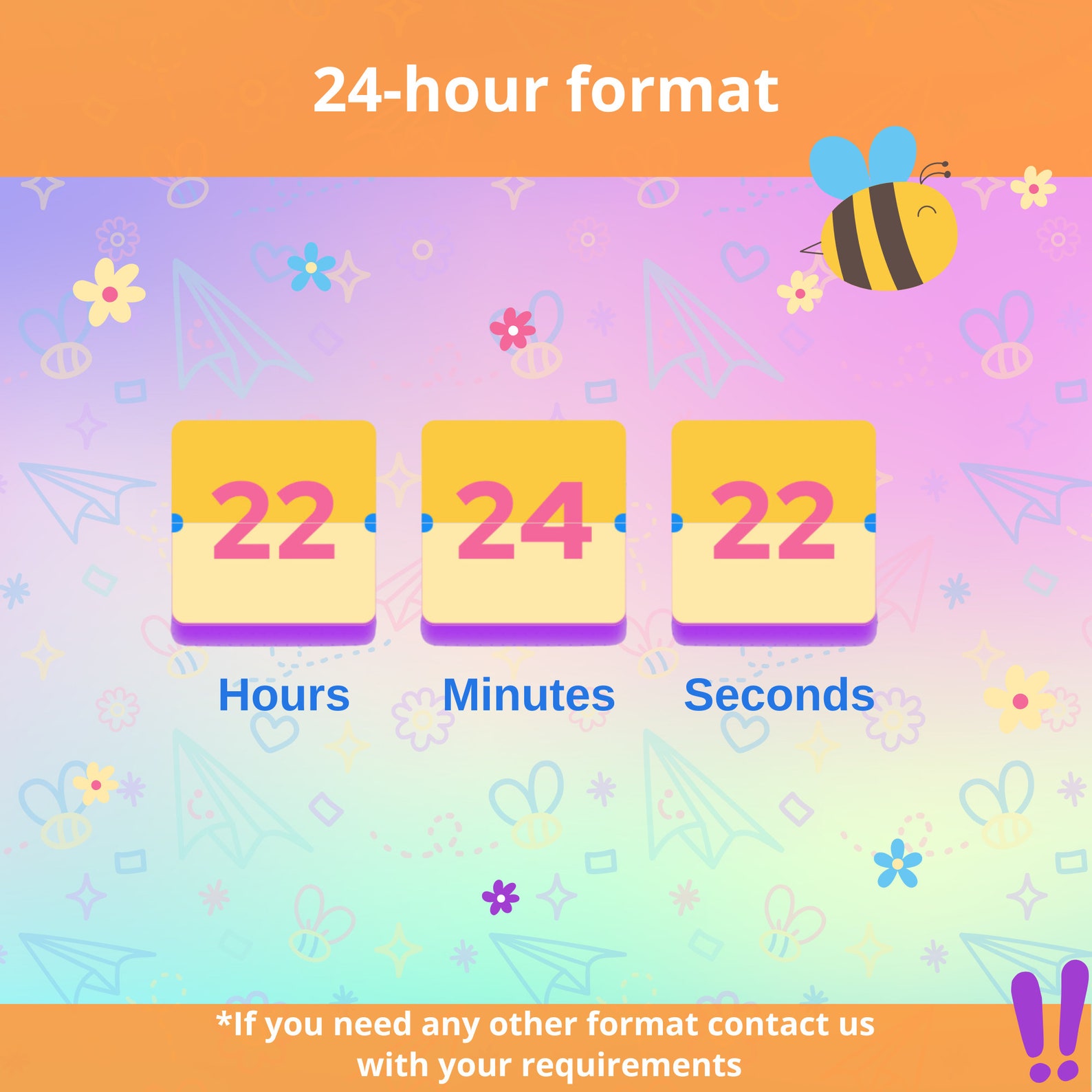 Cute Stream Timer Widget for Twitch or Youtube | Color and Font ...