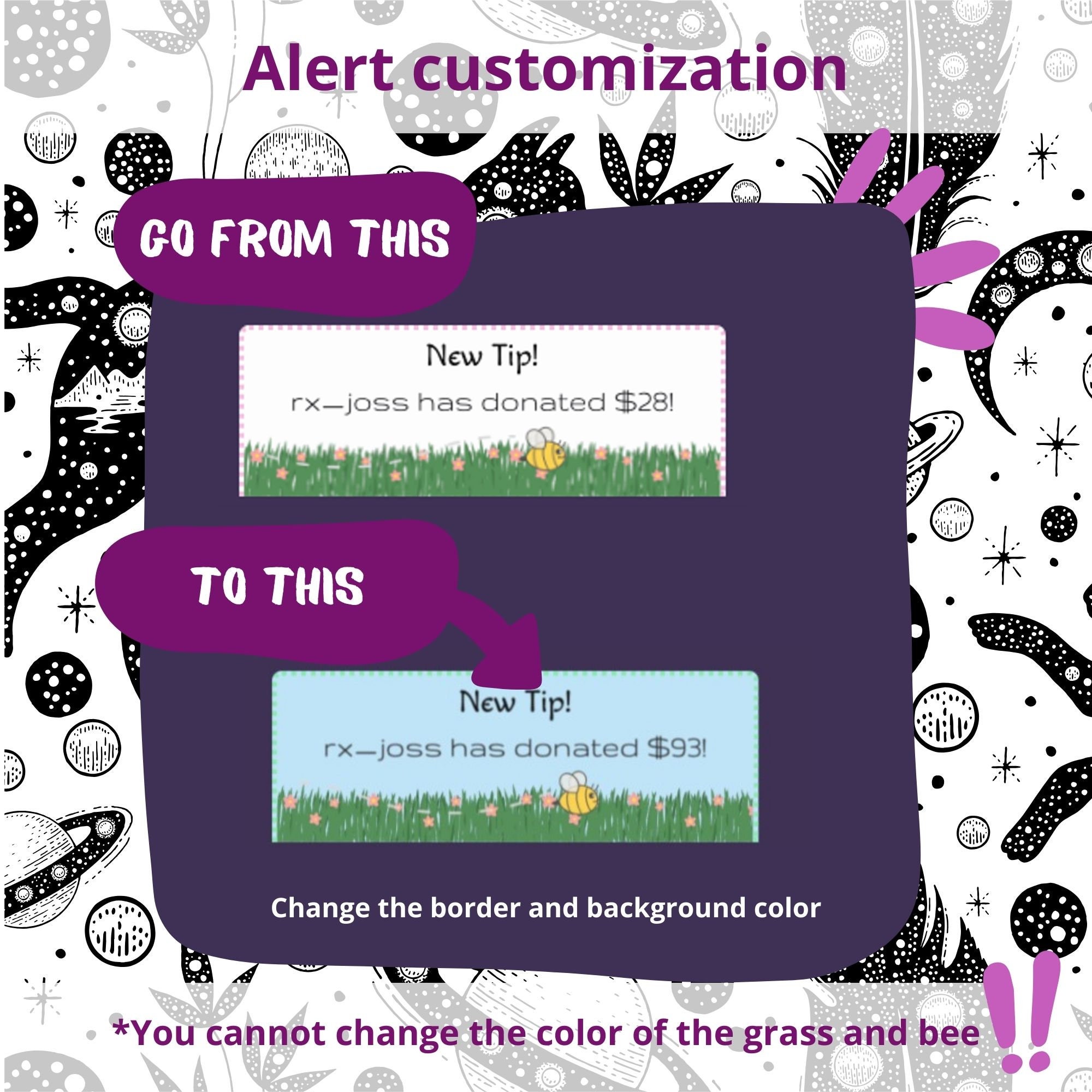 Purple Chat Animated Widget Design Inspired by Kittens, Customizable in ...