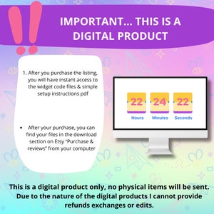 Cute Stream Timer Widget for Twitch or Youtube | Color and Font ...