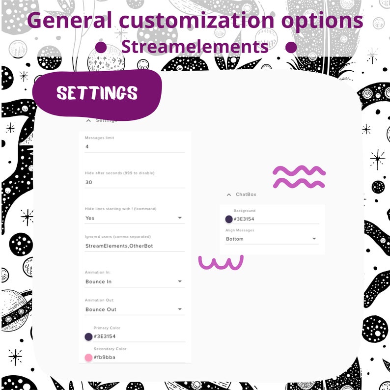 Animated Twitch Chatbox, Cats Style. Setup in Streamelements. Ideal for ...