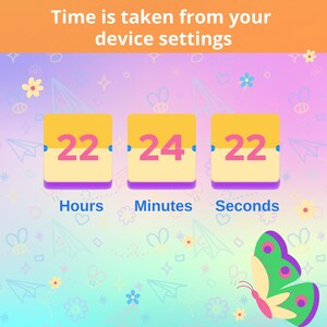Cute Stream Timer Widget for Twitch or Youtube | Color and Font ...