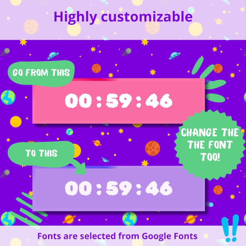 Subathon 30 Min Timer Widget Template Customizable. Donothon Countdown Timer for Twitch ...
