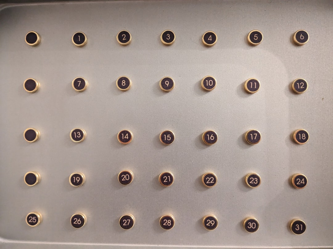 Calendar Date Magnets - Etsy