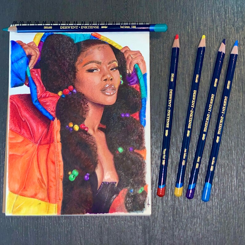 Custom Colored Pencil Portrait | Made to Order | Personalized Gift | 8 ...