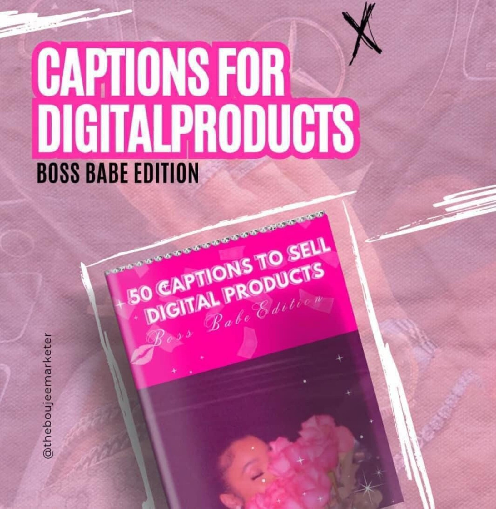 50 Digital Product Captions Boss Babe Edition - Etsy UK