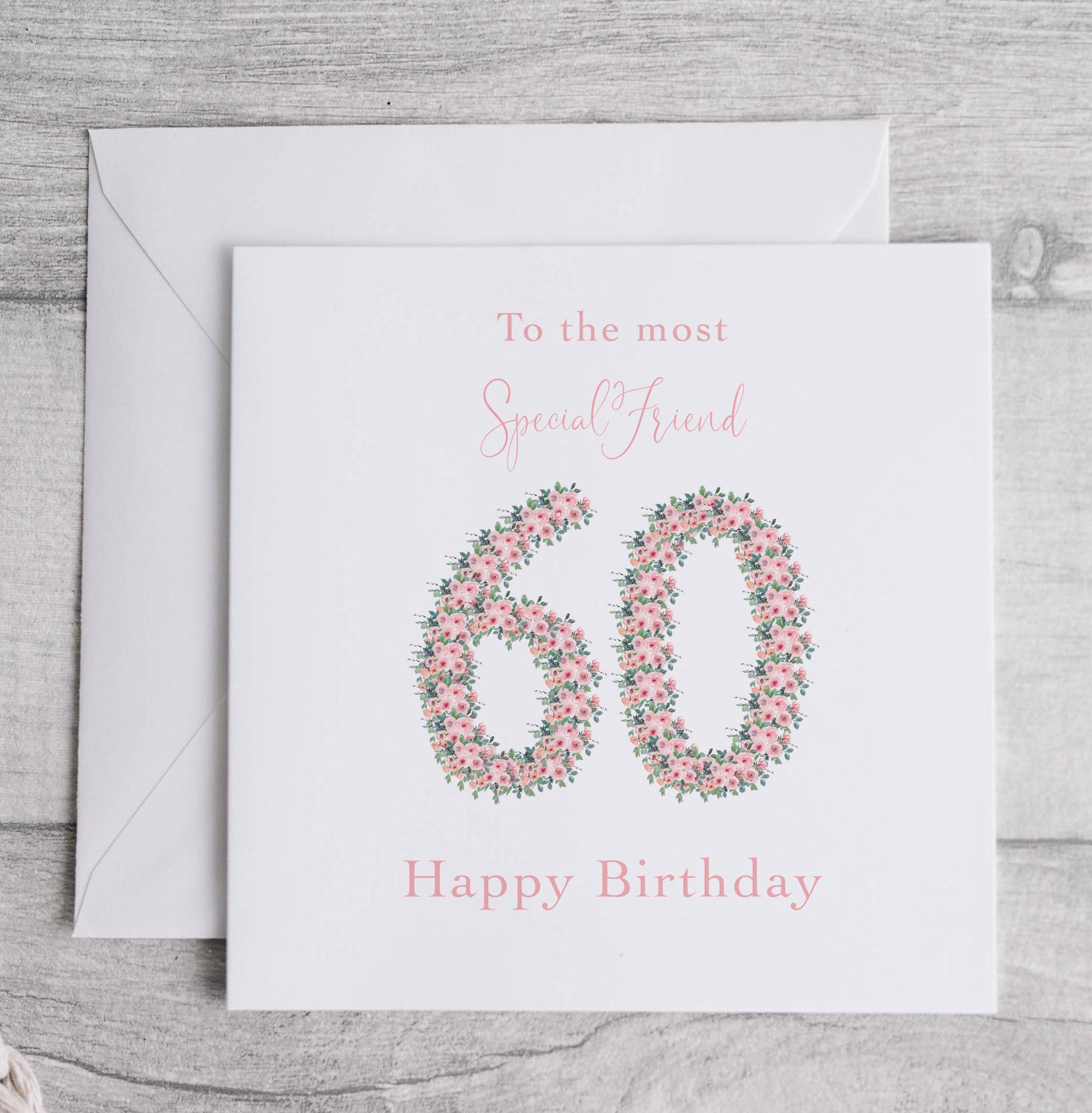 60th Birthday Card, 60th Birthday Card Mum, 60th Birthday Card for Her ...
