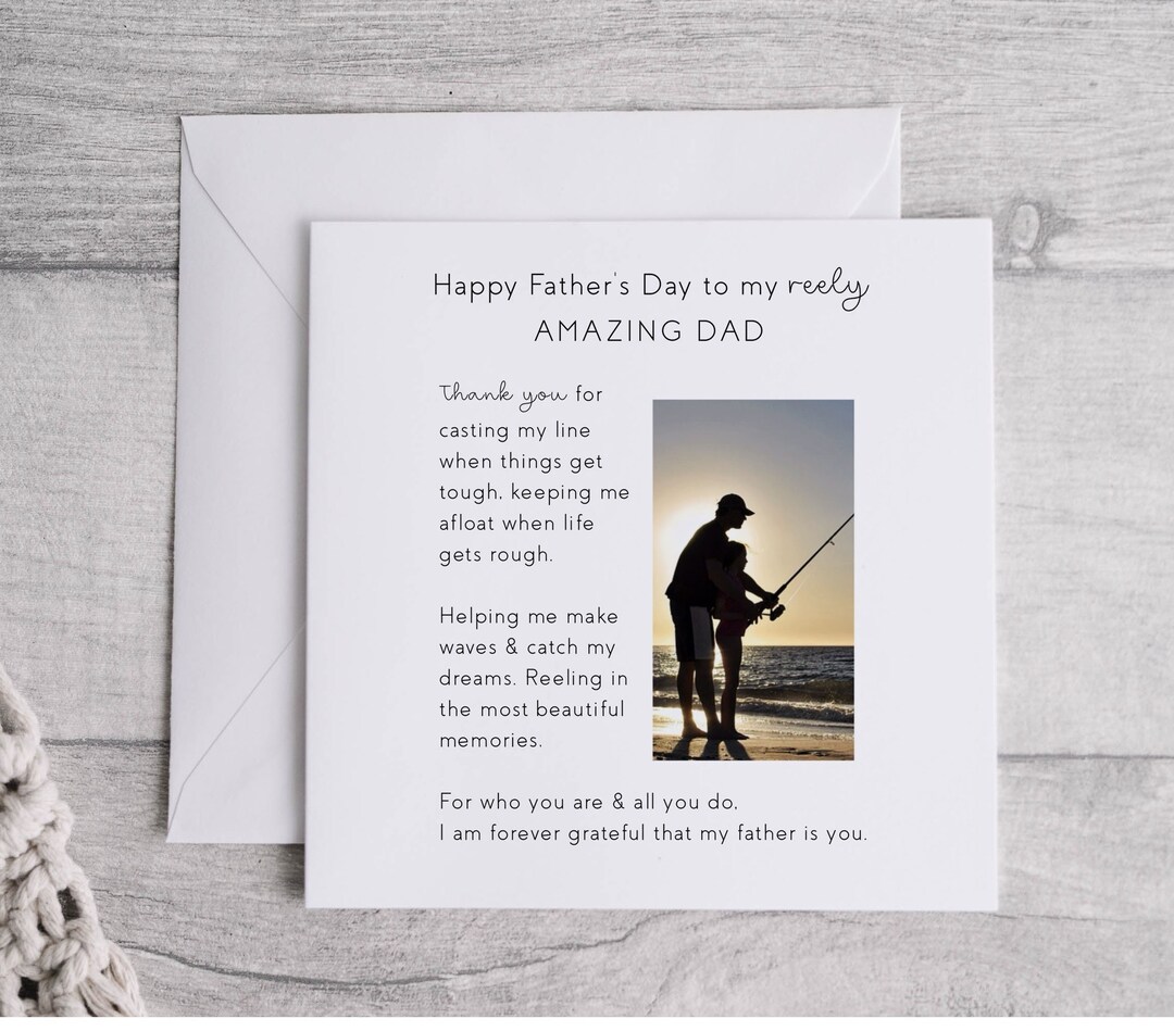 Fathers Day Poem, Fathers Day Card From Daughter, Fathers Day Fishing ...