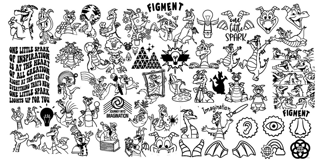 Figment Nail Stamping Plate - Etsy