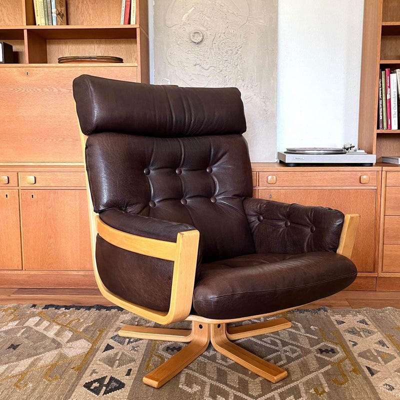 Mcm Swivel Chair - Etsy