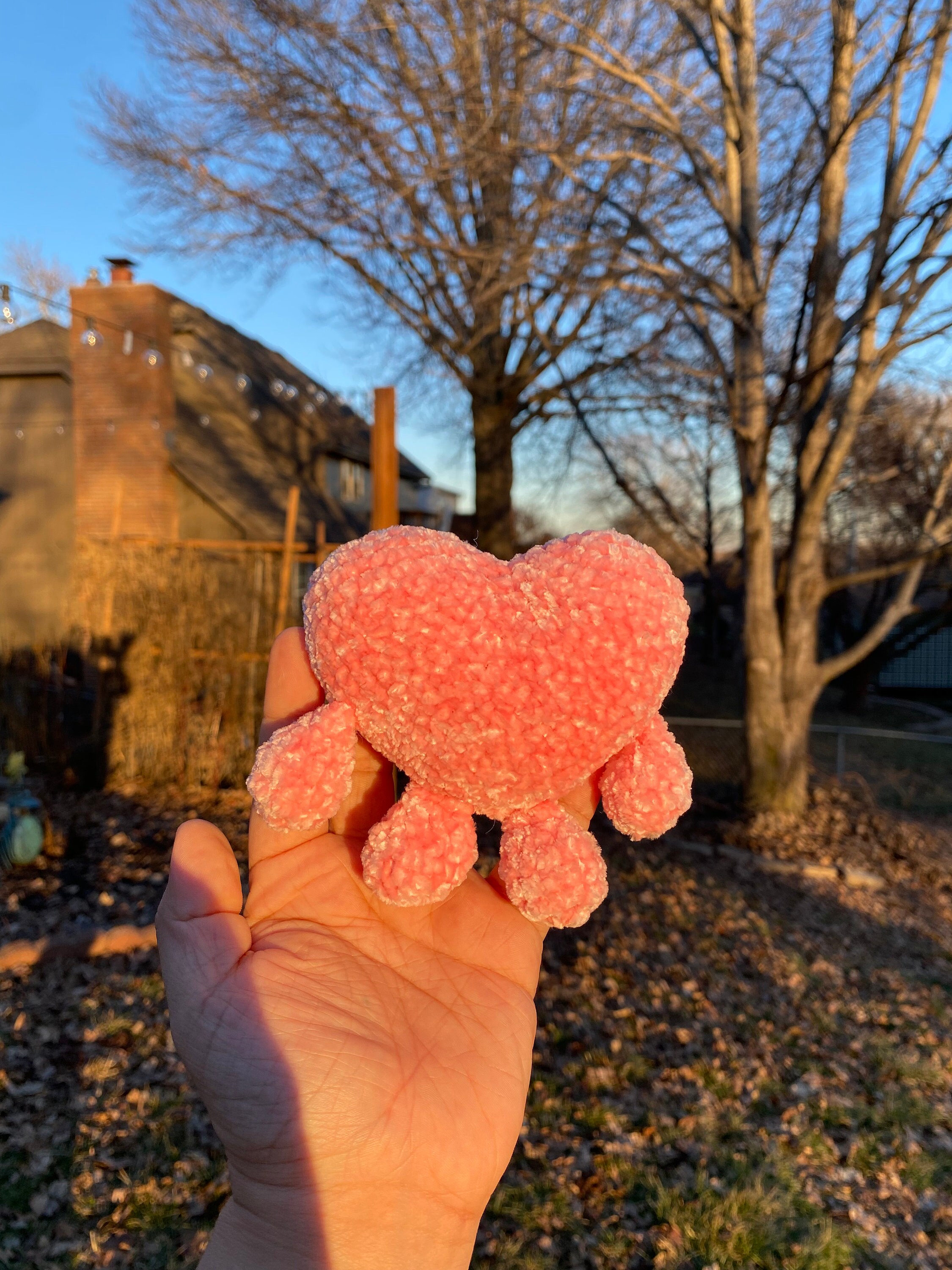 Crochet Mini Heart Buddy Amigurumi Plush Heart Toy - Etsy