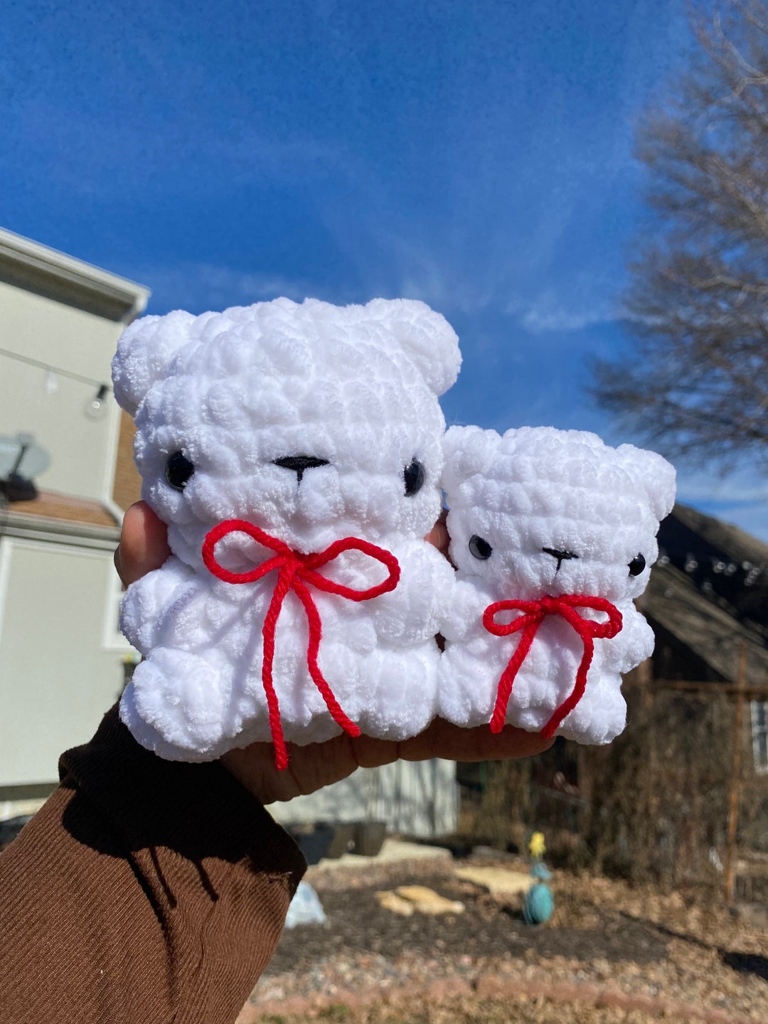 Crochet Love Bears Plush Mini Bear Amigurumi Bears - Etsy