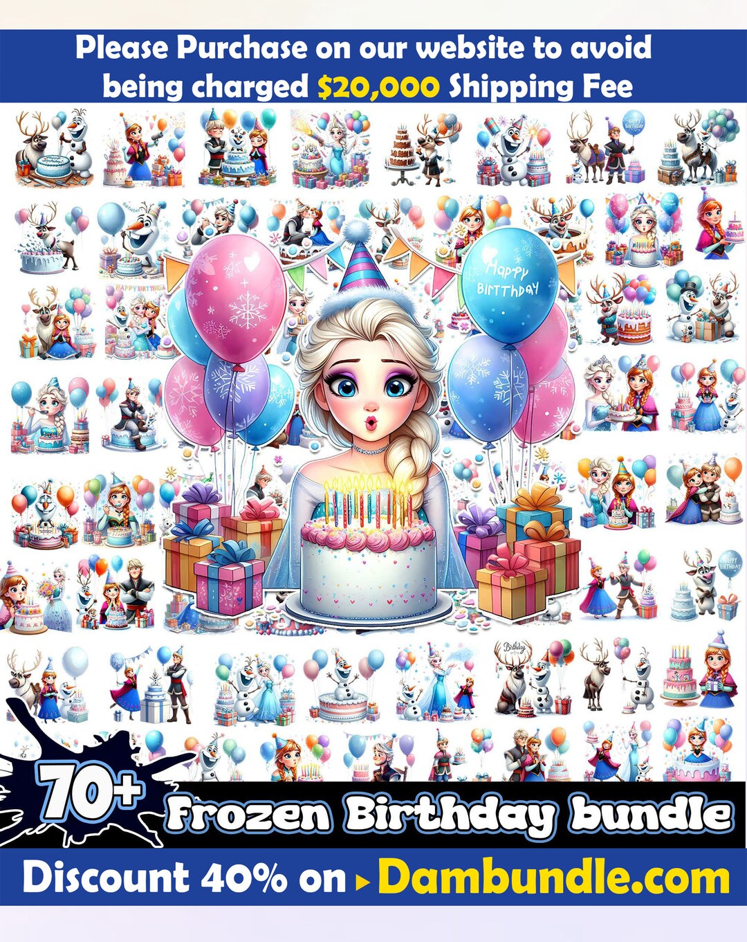 Frozen Birthday Png, Elsa Anna Birthday Name Age Png, Frozen Clipart ...