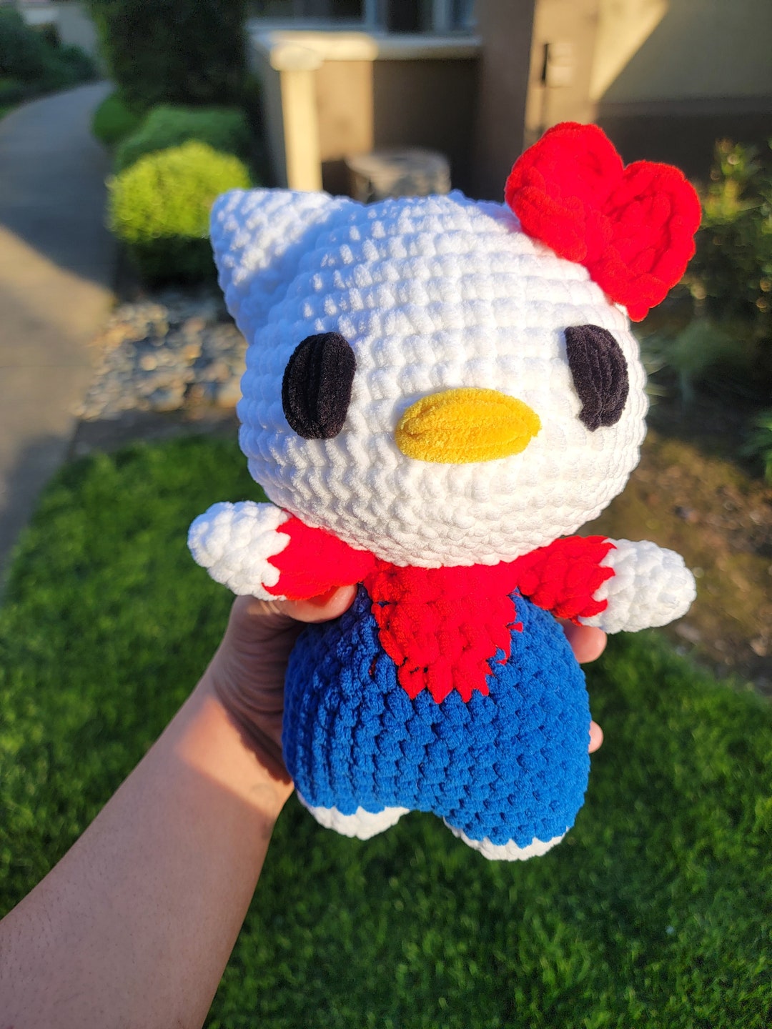 Hello Kitty Plush, Sanrio Inspired, Kitty Plush, Kwaii Gift - Etsy