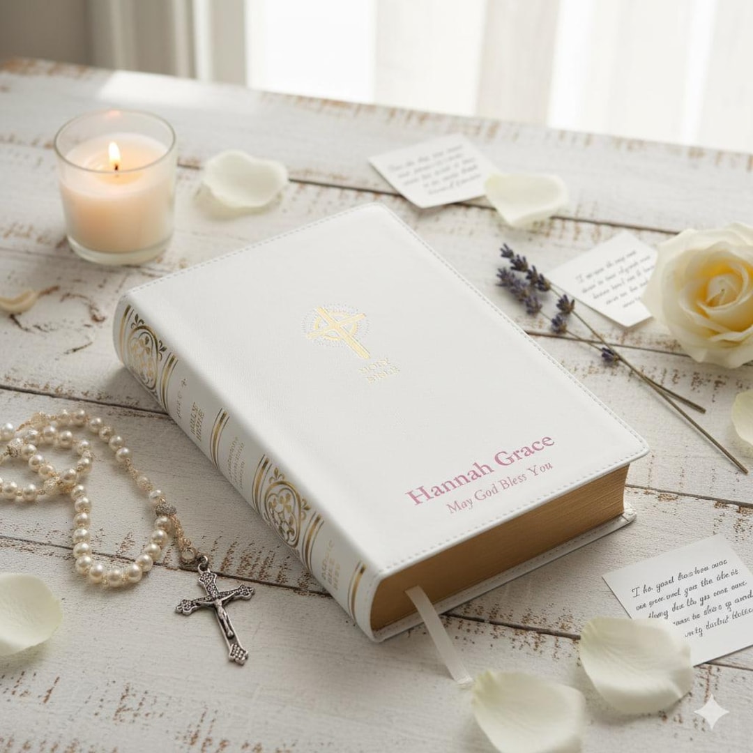 Custom Engraved NRSV Catholic Bible | Confirmation & Religious Gift - Etsy
