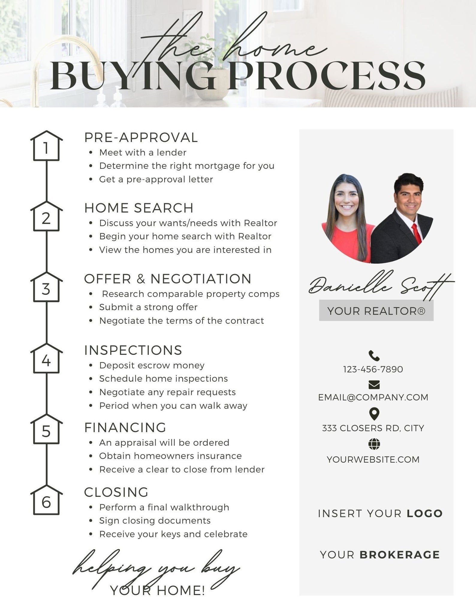 Buyer Real Estate Checklist Real Estate Marketing Prep Buyer ...