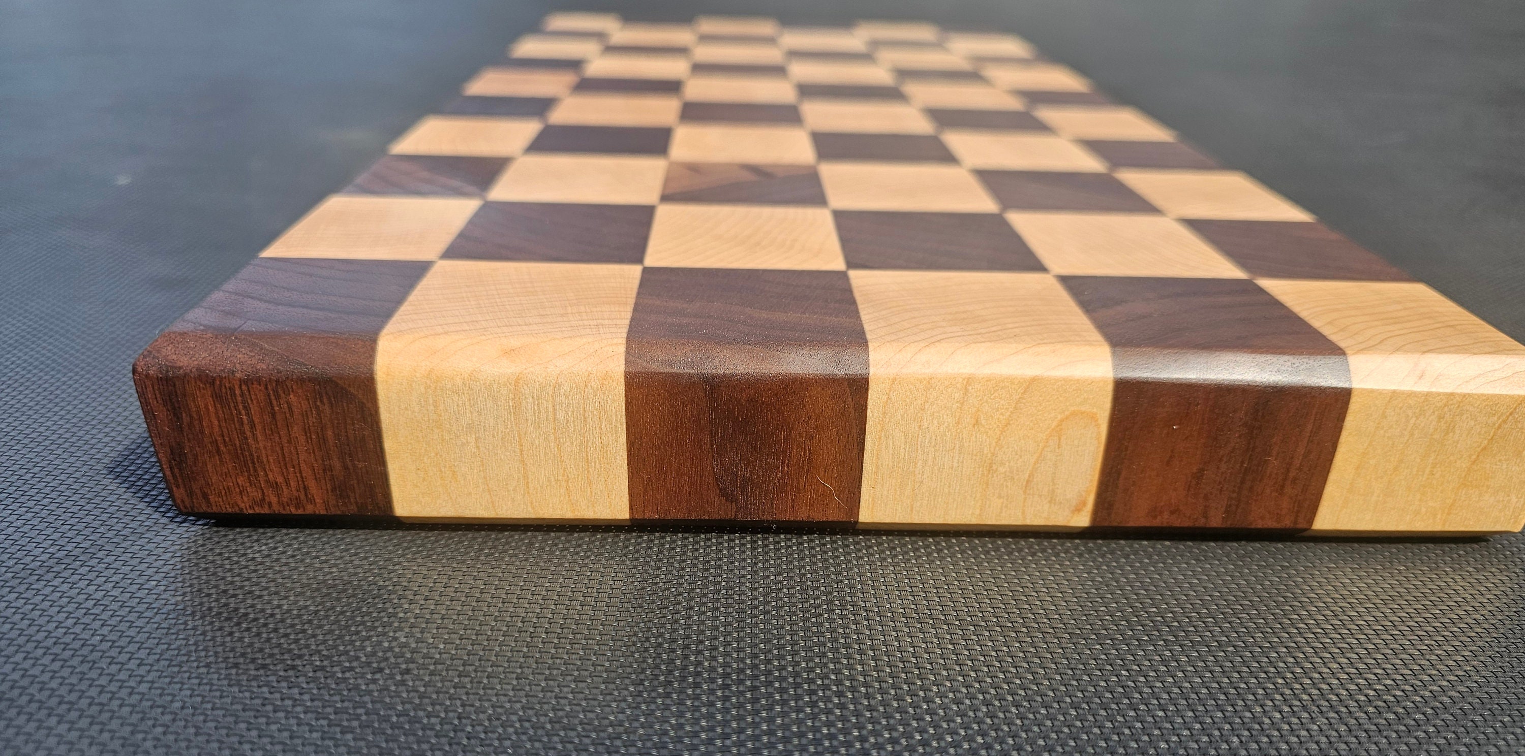 Checkerboard Cutting Board End Grain Maple & Walnut - Etsy