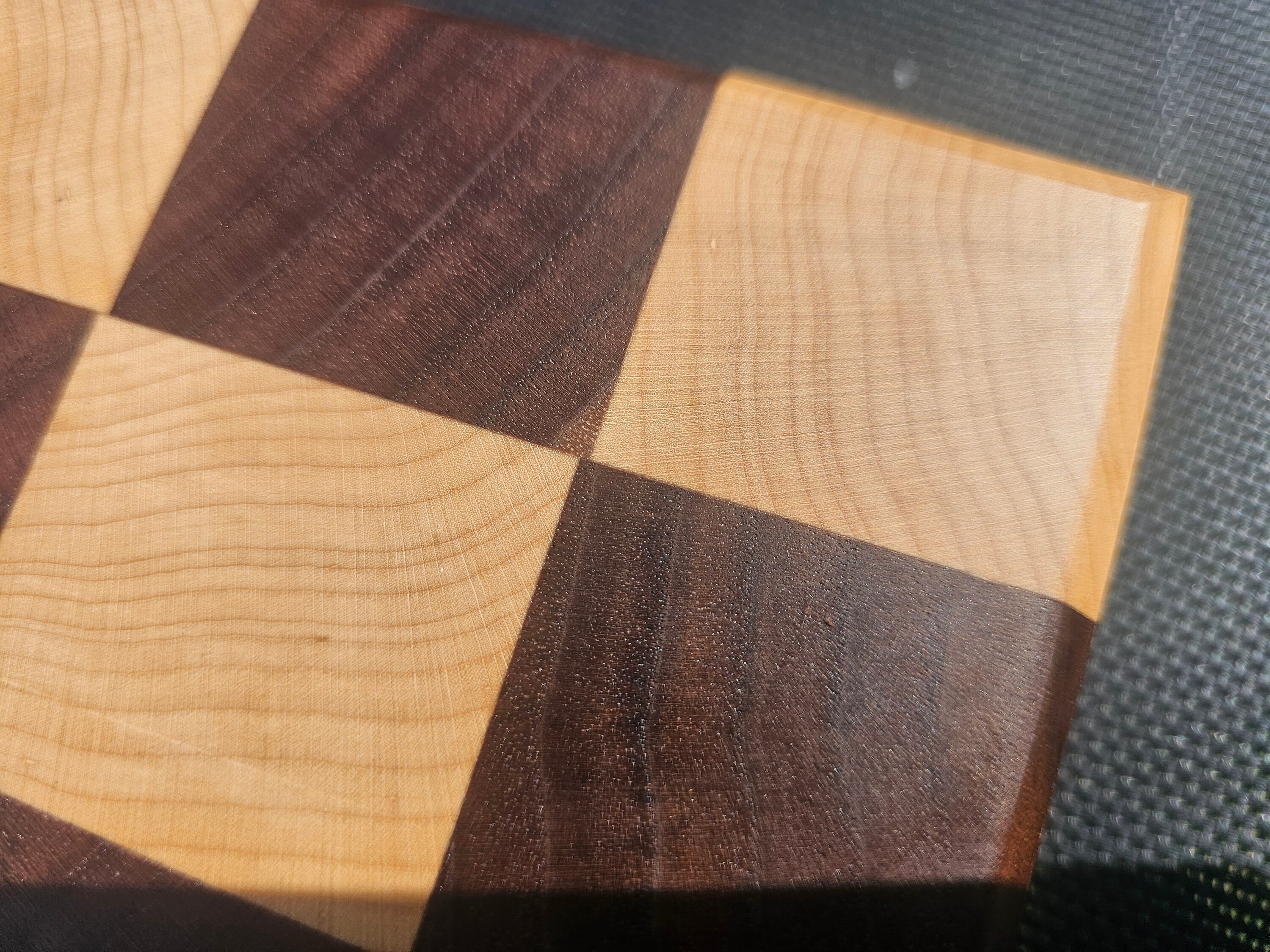 Checkerboard Cutting Board End Grain Maple & Walnut - Etsy