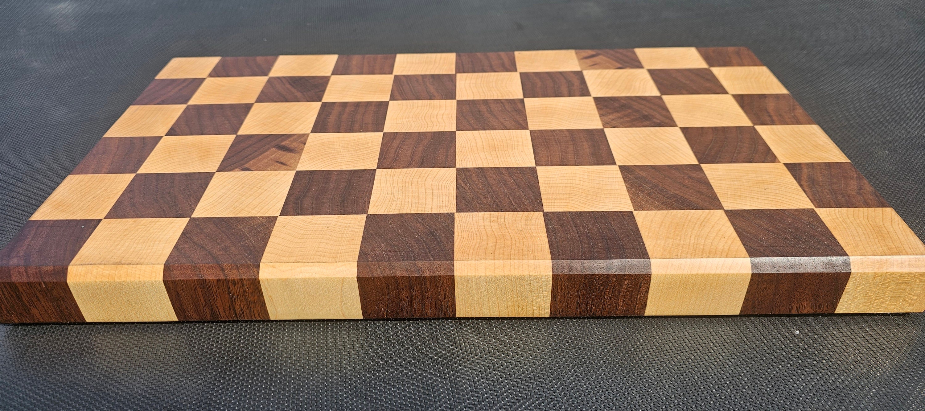 Checkerboard Cutting Board End Grain Maple & Walnut - Etsy